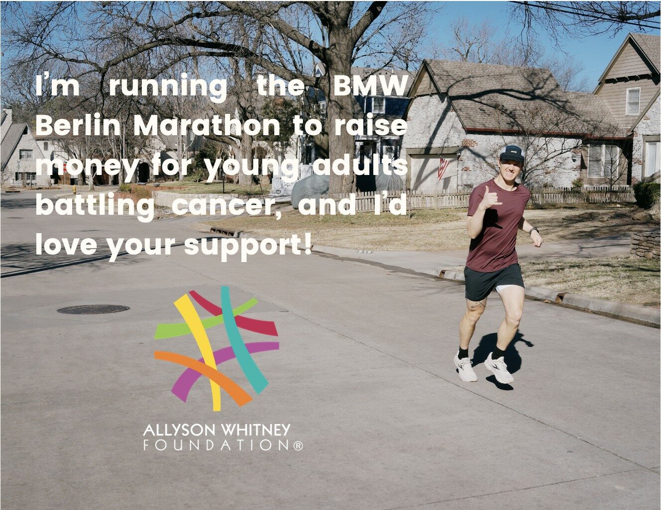 Garrett's fundraiser for 2025 BMW BERLIN MARATHON - Allyson Whitney ...